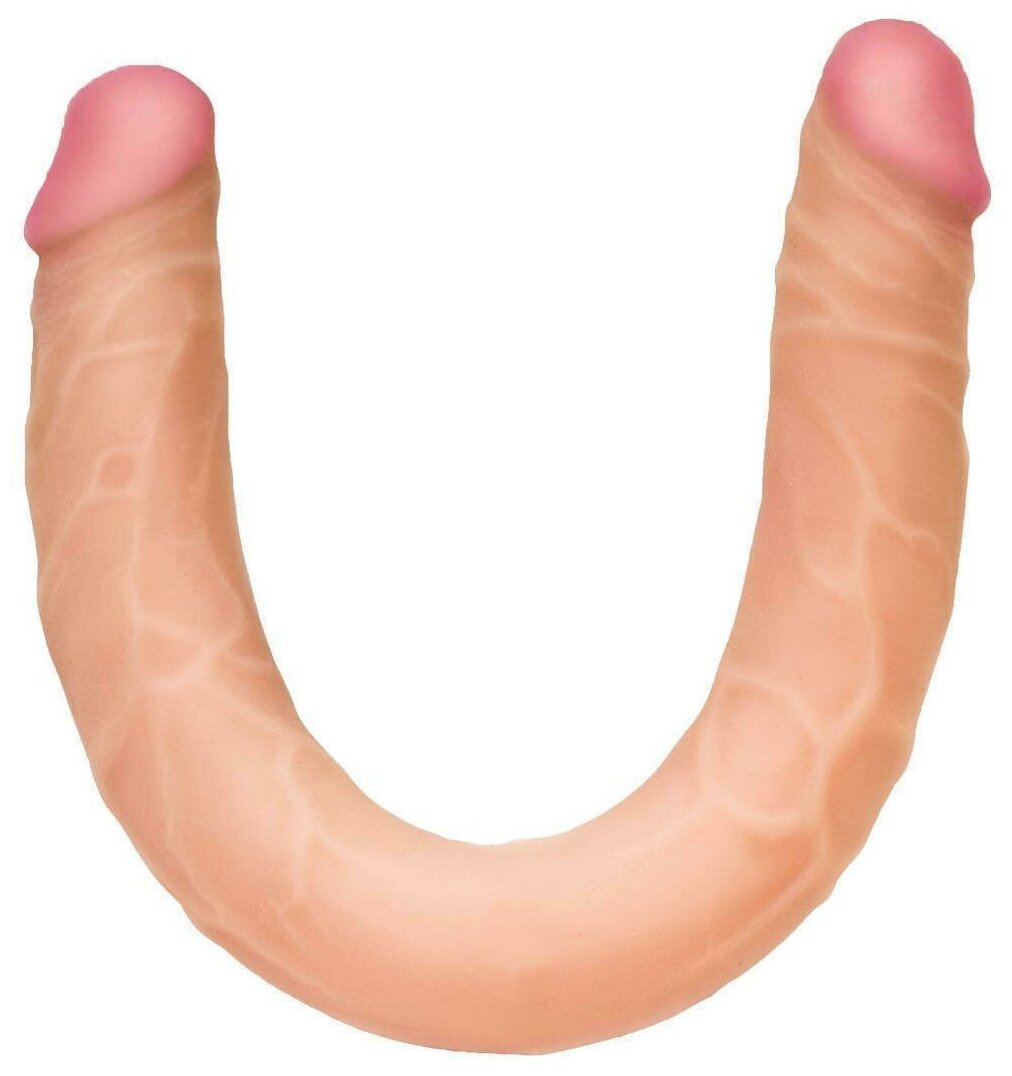 Интимная Жизнь Двойной фаллоимитатор неоскин Трубочист, 931300ru, телесный, 47 см