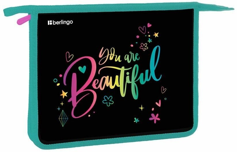 Папка для тетрадей 1 отделение, А5 Berlingo "So beautiful", 240*205*40 мм
