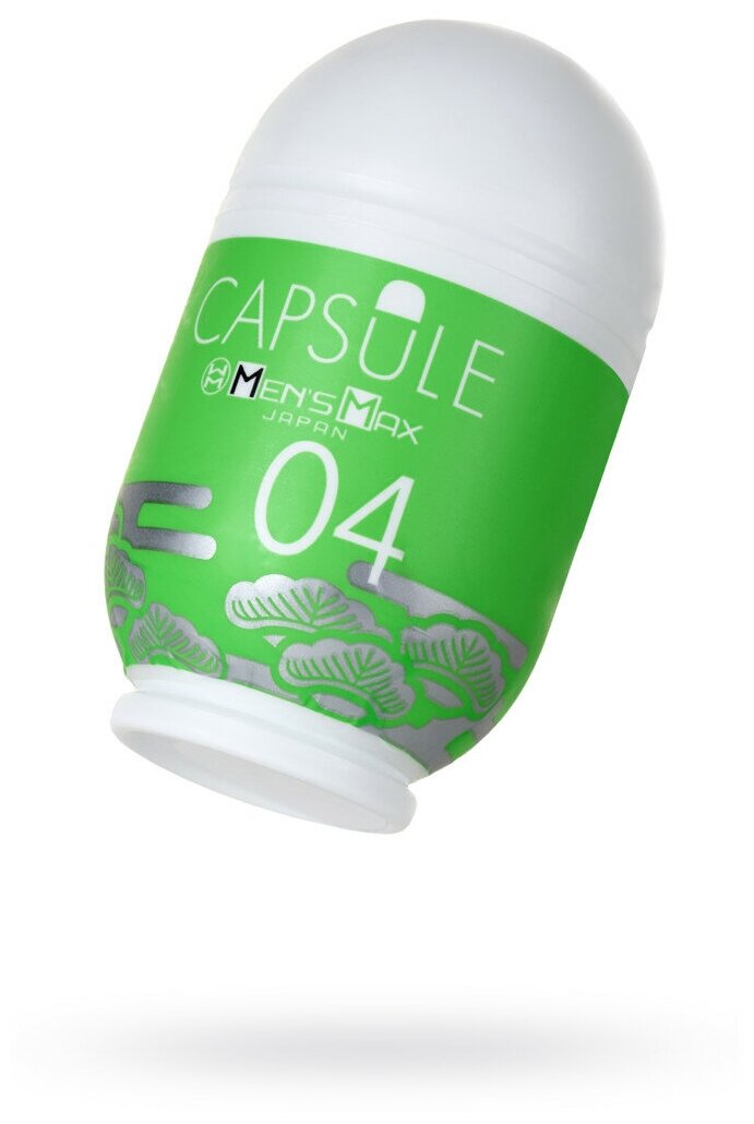 Men'sMax Мастурбатор-яйцо Capsule 04 Matsu (ET17), белый/зеленый