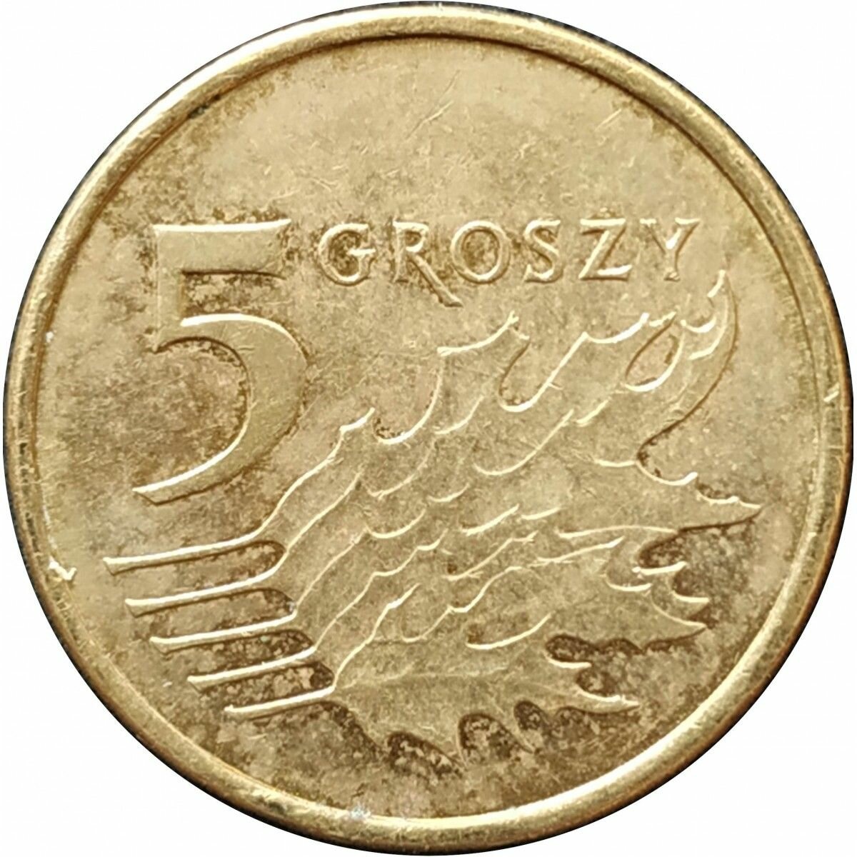 5 грошей 2018 Польша из оборота