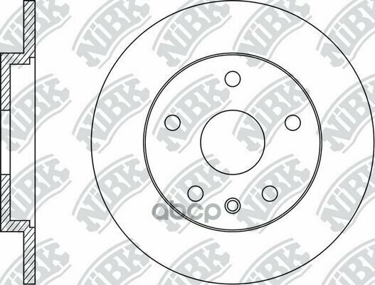 Диск тормозной AUDI A4 (09-), A5, A6 (11-) задний (1шт.) NIBK NiBK арт. RN33002