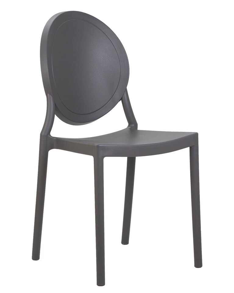 Стул пластиковый дизайнерский Классик серый