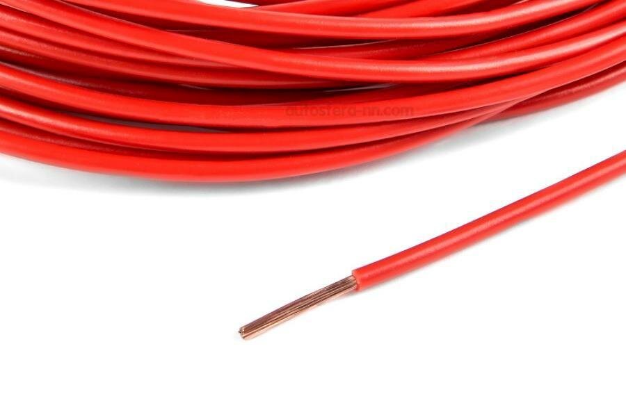 CARGEN AX3551 Провод пвам 1,5кв. мм, 10м. пак (красный)