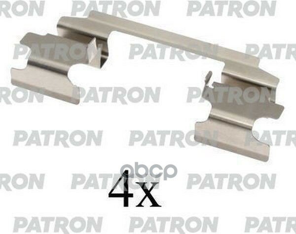 Комплект монтажный тормозных колодок дисковых NISSAN: X-TRAIL (T30) 07.01- PATRON арт. PSRK1059