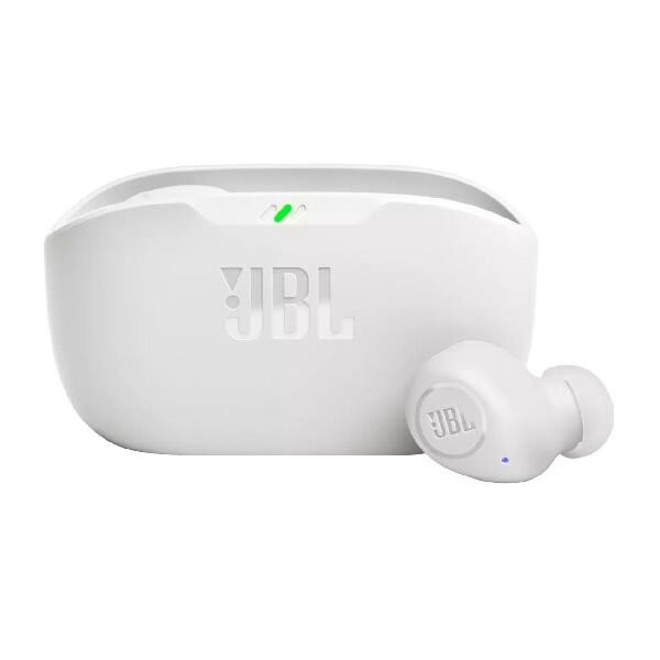 Наушники TWS JBL Wave Buds белый, внутриканальные, Bluetooth, быстрая зарядка, до 8 ч