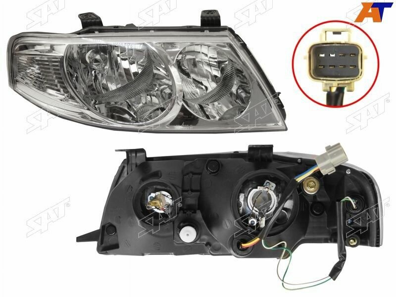 . SAT Фара для NISSAN ALMERA CLASSIC 07-12 правая EURO