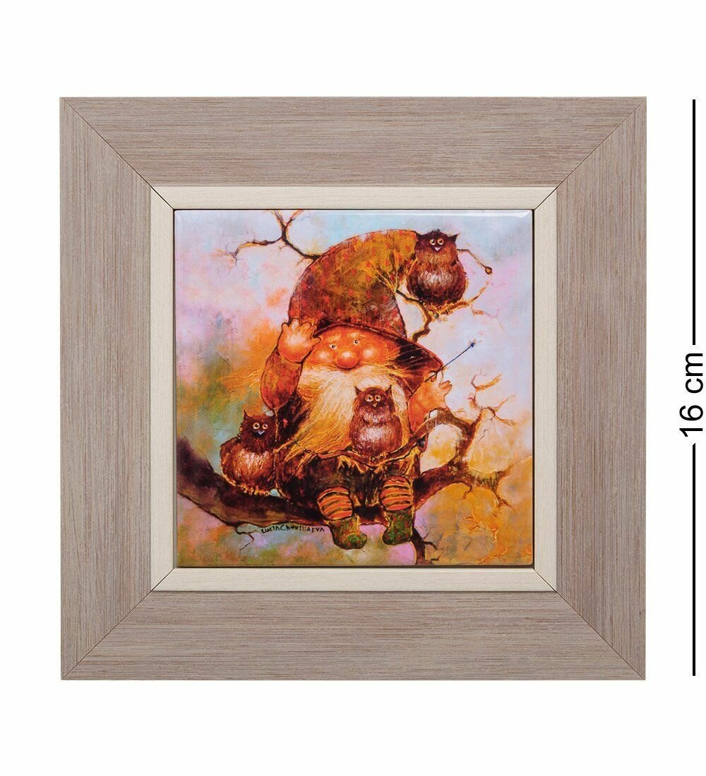 Панно керамическое Волшебник, дарящий возрождение 10х10 A2105031