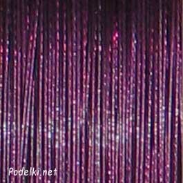 Ланка (ювелирный тросик) DZ-14 фиолетовый цвет, диаметр 0.3 мм, цена за 10 м.