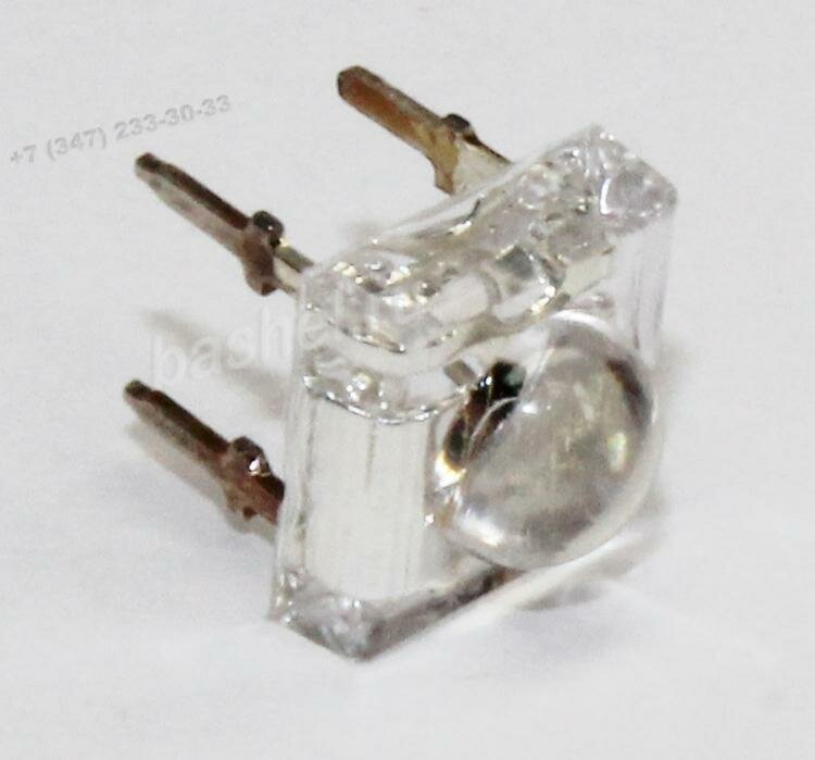 LED DIP Fish (Piranha) ARL2-7605NB4 Blue (4-chip, 100°, 0,08A), Светодиод, прямоугольный прозрачный 7.6х5мм