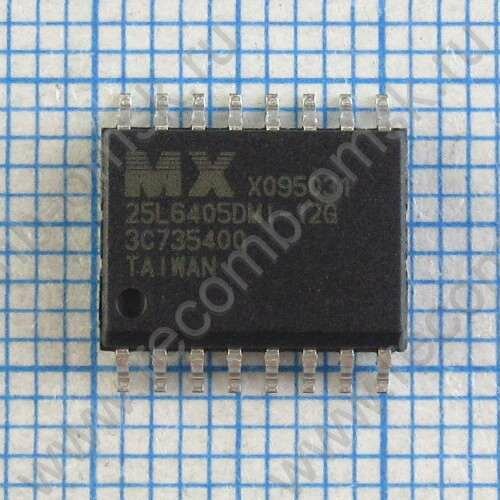 MX25L6405 - Flash память с последовательным интерфейсом SPI объемом 64Mbit