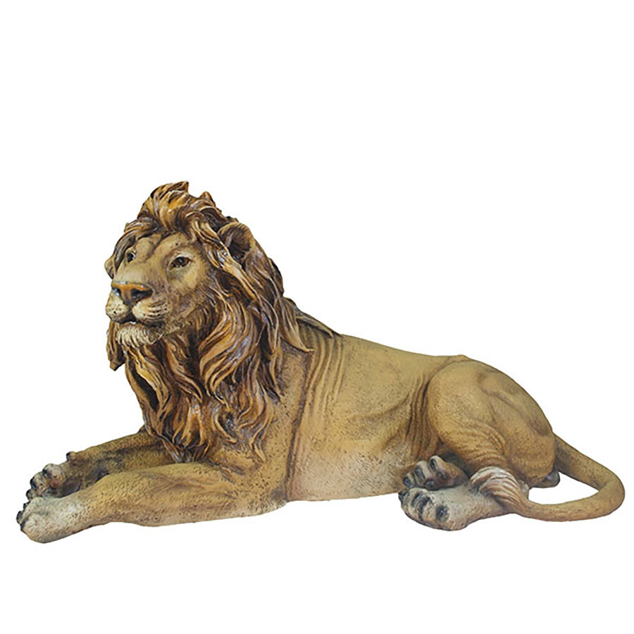 Фигура декоративная Лев, 34*13*19см KSMR-713088/SG024