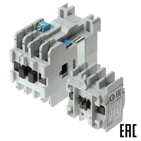 Пускатель магнитный ПМ12-010100 220В 10А 3з+2р IP00 без реле кзэа