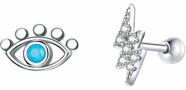 Серьги пусеты, серебро, 925 проба