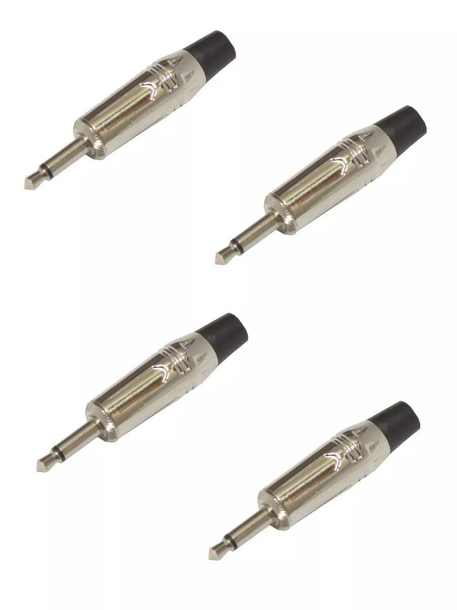 Джек моно кабельный, 3.5 мм 4 шт. J60