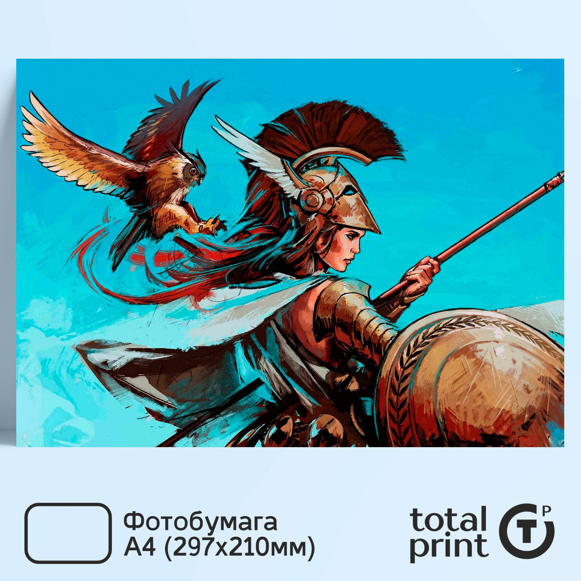 TotalPrint Постер для интерьера, Боги греческой мифологии, А4(21х29.7см)