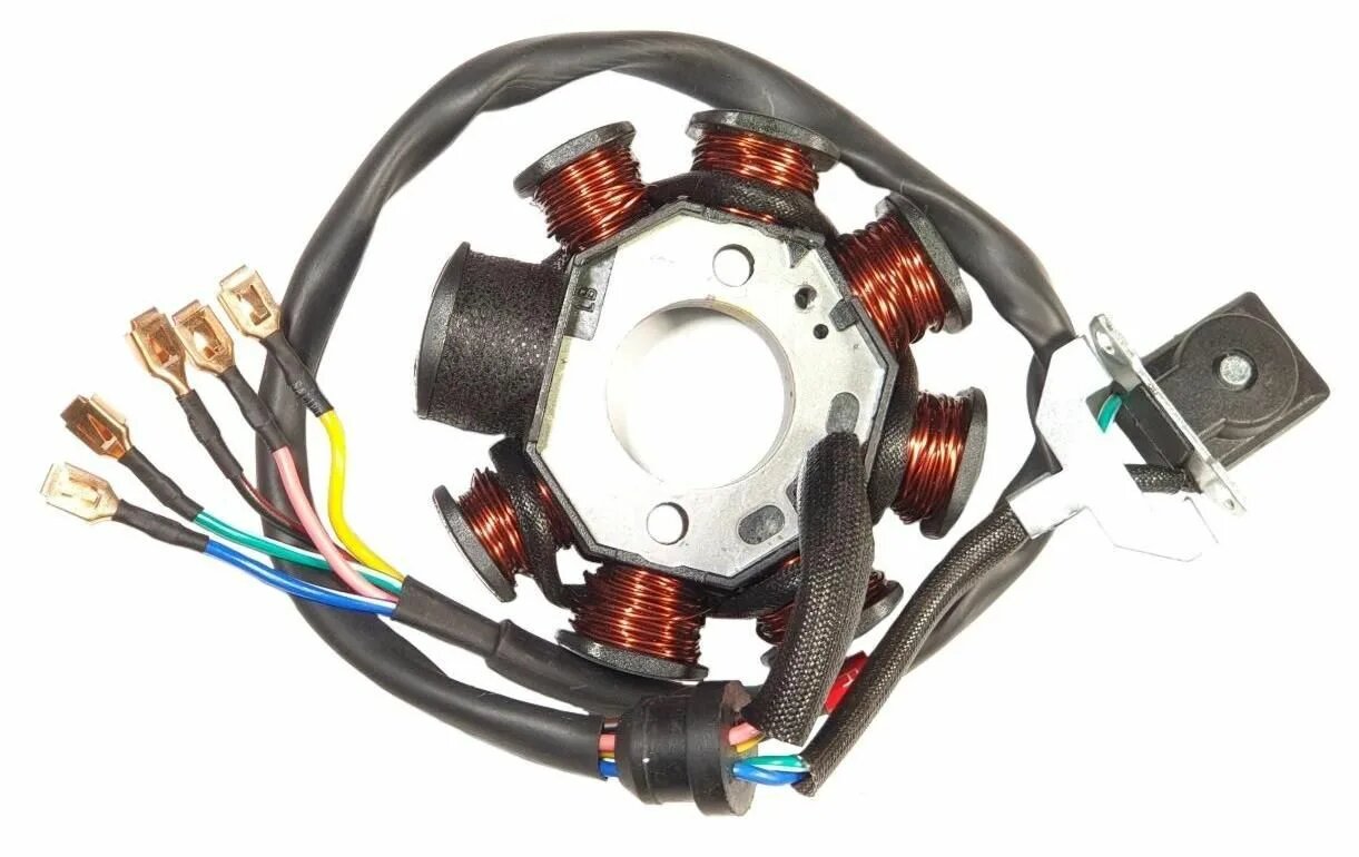 Статор генератора 157FMI, 162FMJ, 165FMM (CG, CB) (8 кат.) (d32mm)(d5x3) TTR250Rb