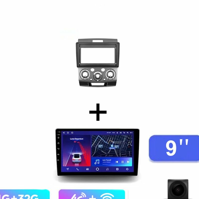 Магнитола Teyes CC2 PLUS 4/32 Gb 9 для Ford Ranger 2 Everest 2 2006-2011