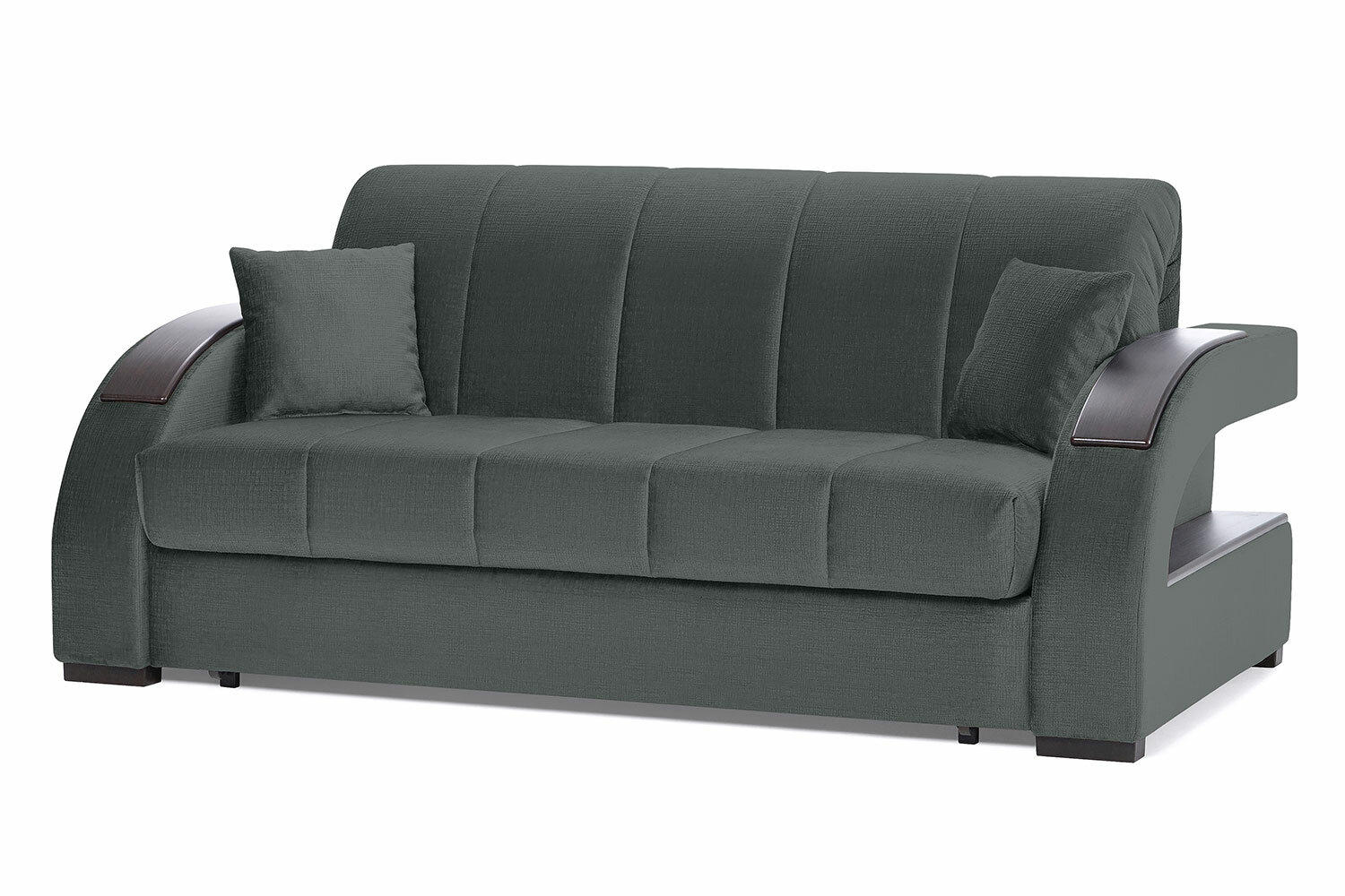 Диван-кровать DREAMART Барселона прямой, 201х92х119 см, механизм аккордеон, цвет серый