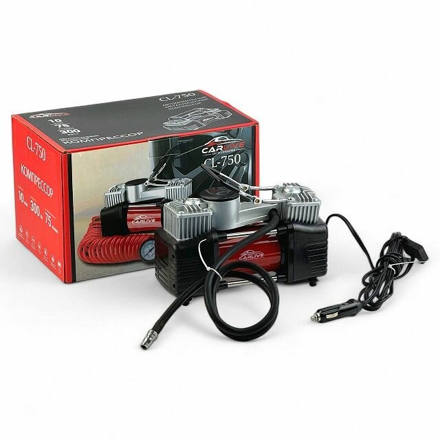 Компрессор CARLIVE CL-750 75 л/мин, 300 Вт, 10 Атм