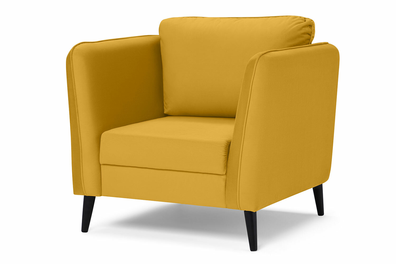 Кресло SCANDICA Аликанте, 91х89х92 см, обивка велюр, цвет горчичный