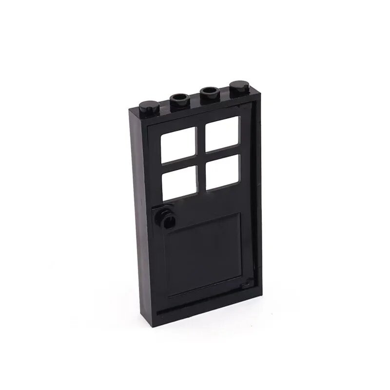Черная дверь LEGO 1x4x6, 5 шт.