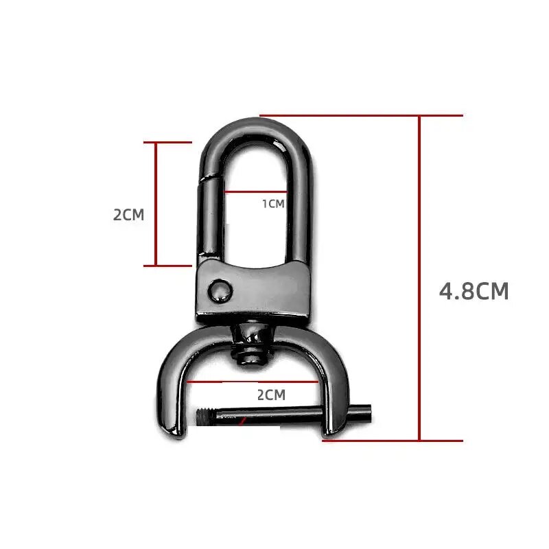 Металлические съемные карабины 2 шт. 2cm gun black