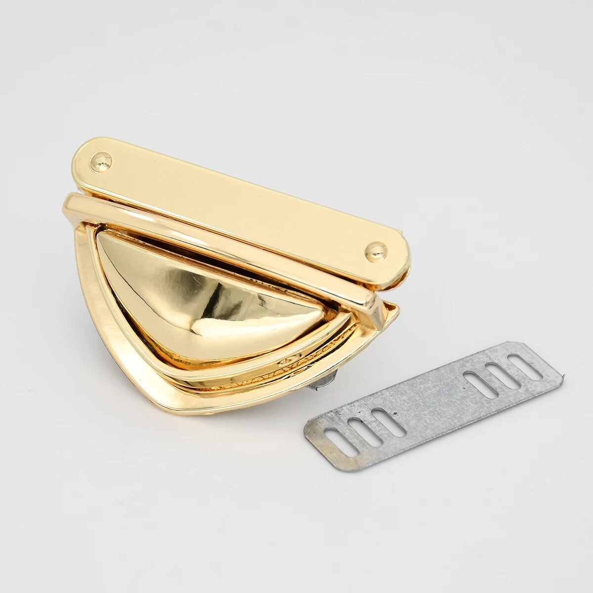 Металлический замок для сумки Light gold