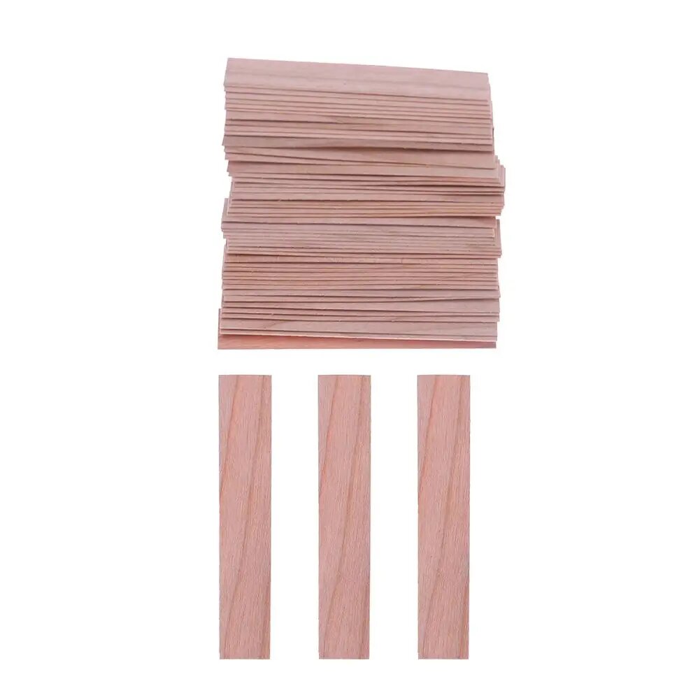 Деревянные фитили для свечей 12.5x75mm, 50 шт