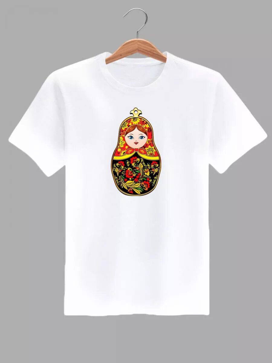 Футболка матрёшка Россия