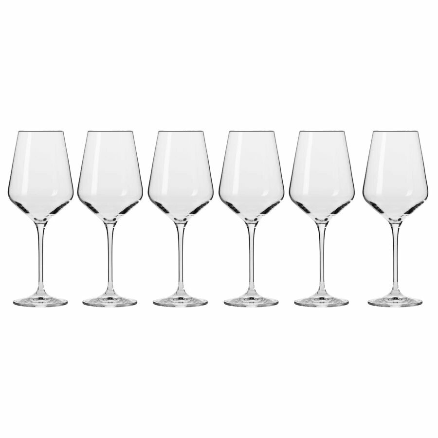 Набор бокалов для белого вина Krosno Авангард 390 мл, 6 шт