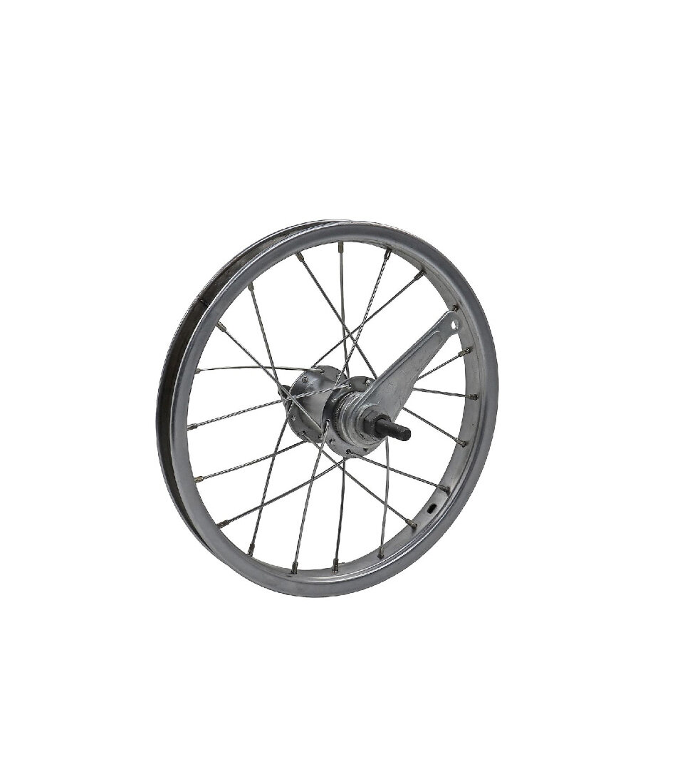 Обод велосипедный 14" задний железный с тормозной втулкой