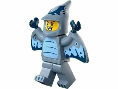 Конструктор LEGO Minifigures 71048 Series 27 Девушка в костюме птеродактиля / Pterodactyl Costume Fan (col27-6)