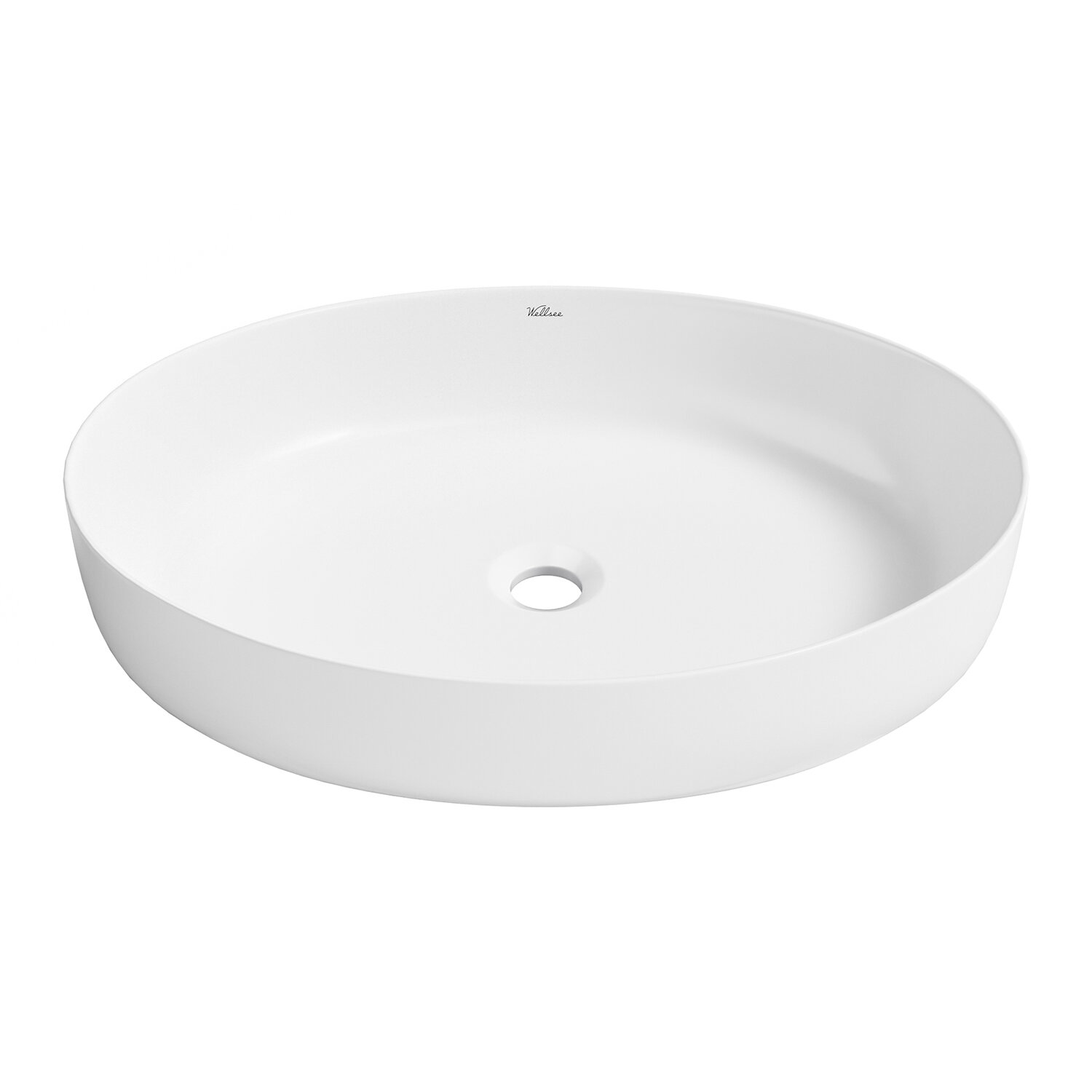 Накладная раковина в ванную комнату Wellsee Belle Spa 3.0 335902000: овальная раковина, ширина умывальника 55 см, цвет глянцевый белый