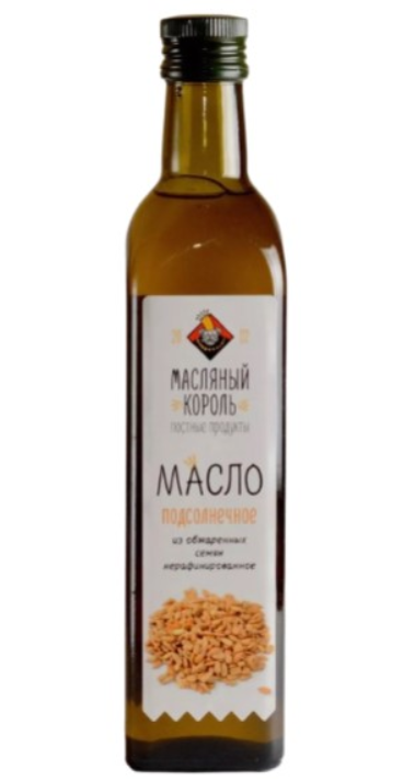 Масло масляный король, подсолнечное, 0,5 л
