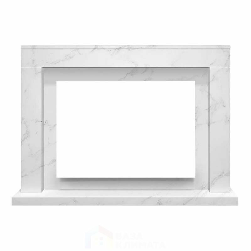 Портал Firelight Simple 25 белый мрамор