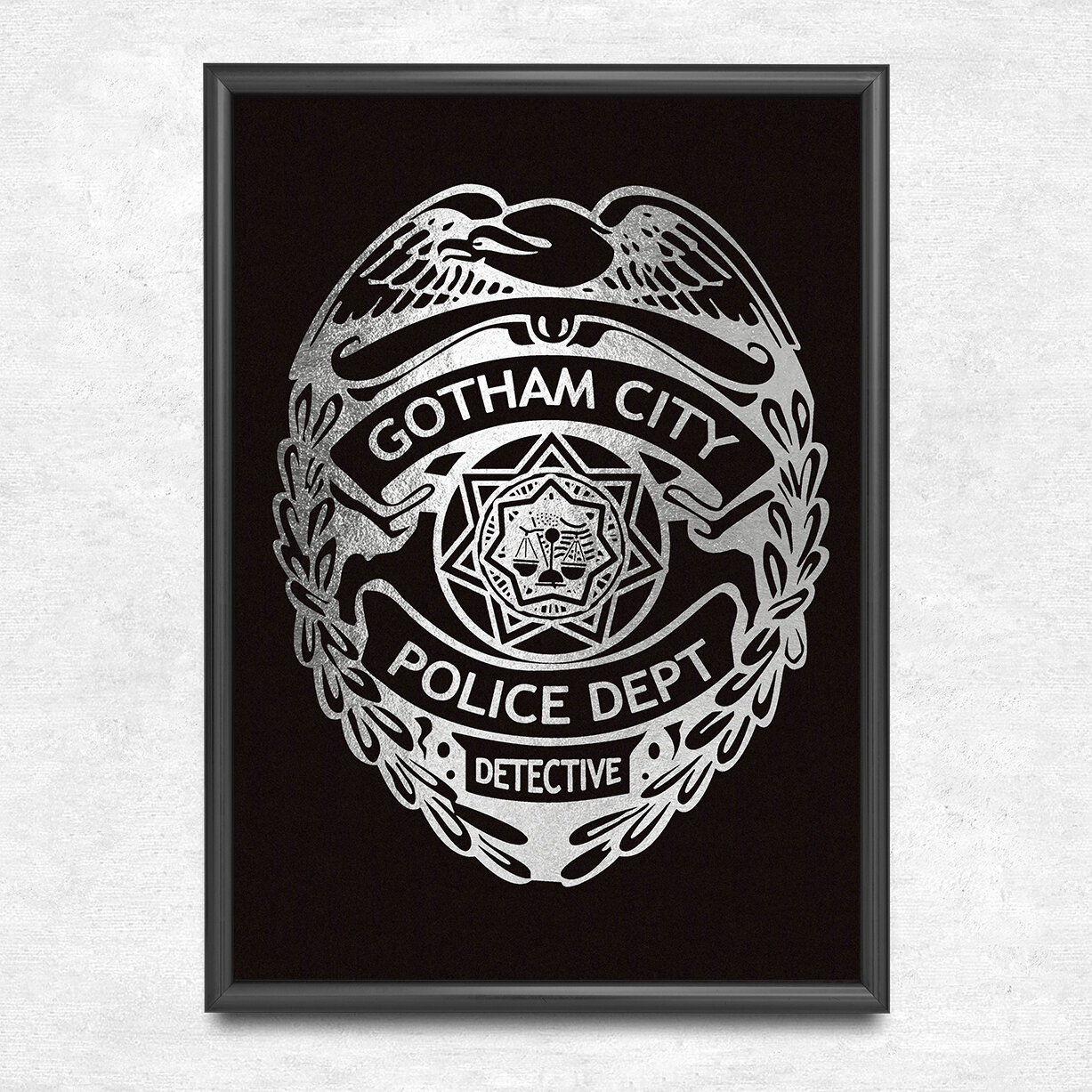 Постер на стену Готэм / плакат для интерьера Gotham. Комикс, фильм, игра. Супергерой