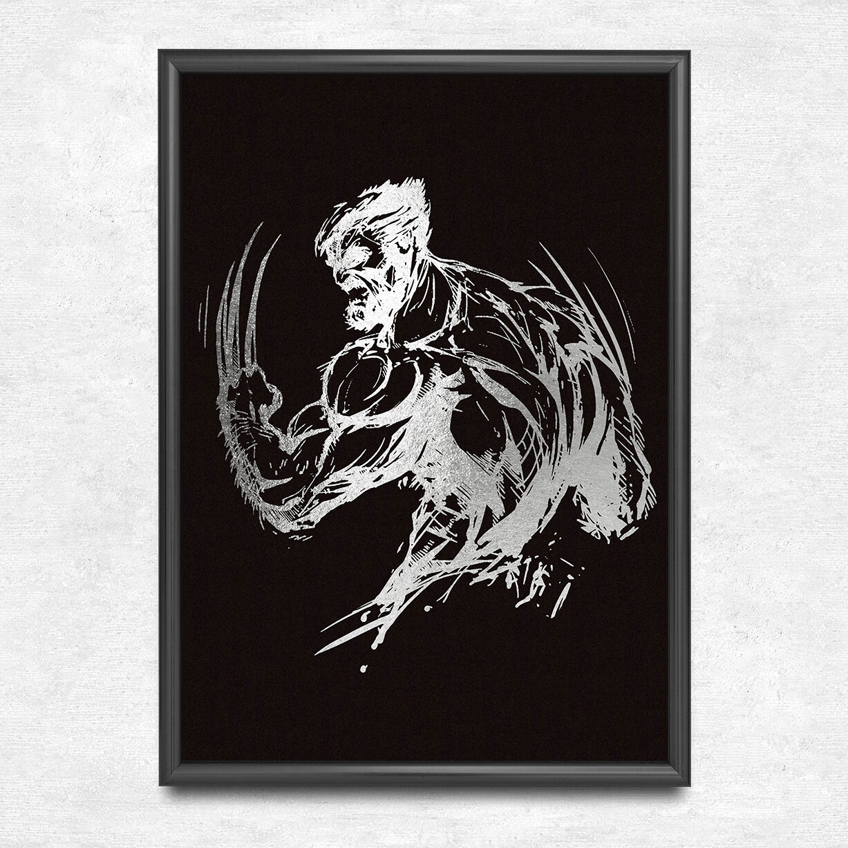 Постер Росомаха / плакат для интерьера Wolverine. Марвел, Marvel, комиксы, фильмы, Логан