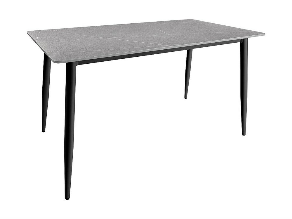 VVT Стол Uni-Form-S2.2B, столешница Каменная плита Grey Matt, каркас Сталь SBlack, 727*1300*700 SBlack/Grey Matt Cliff