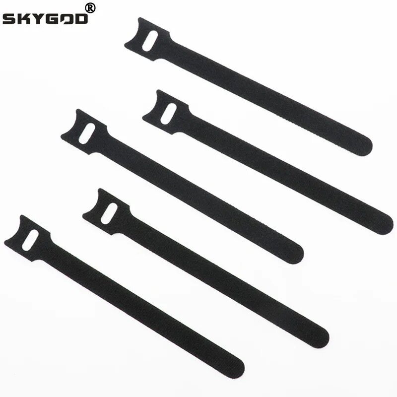 Кабельные стяжки нейлоновые черные 15 20 25 30 см 250mm, 20 pieces