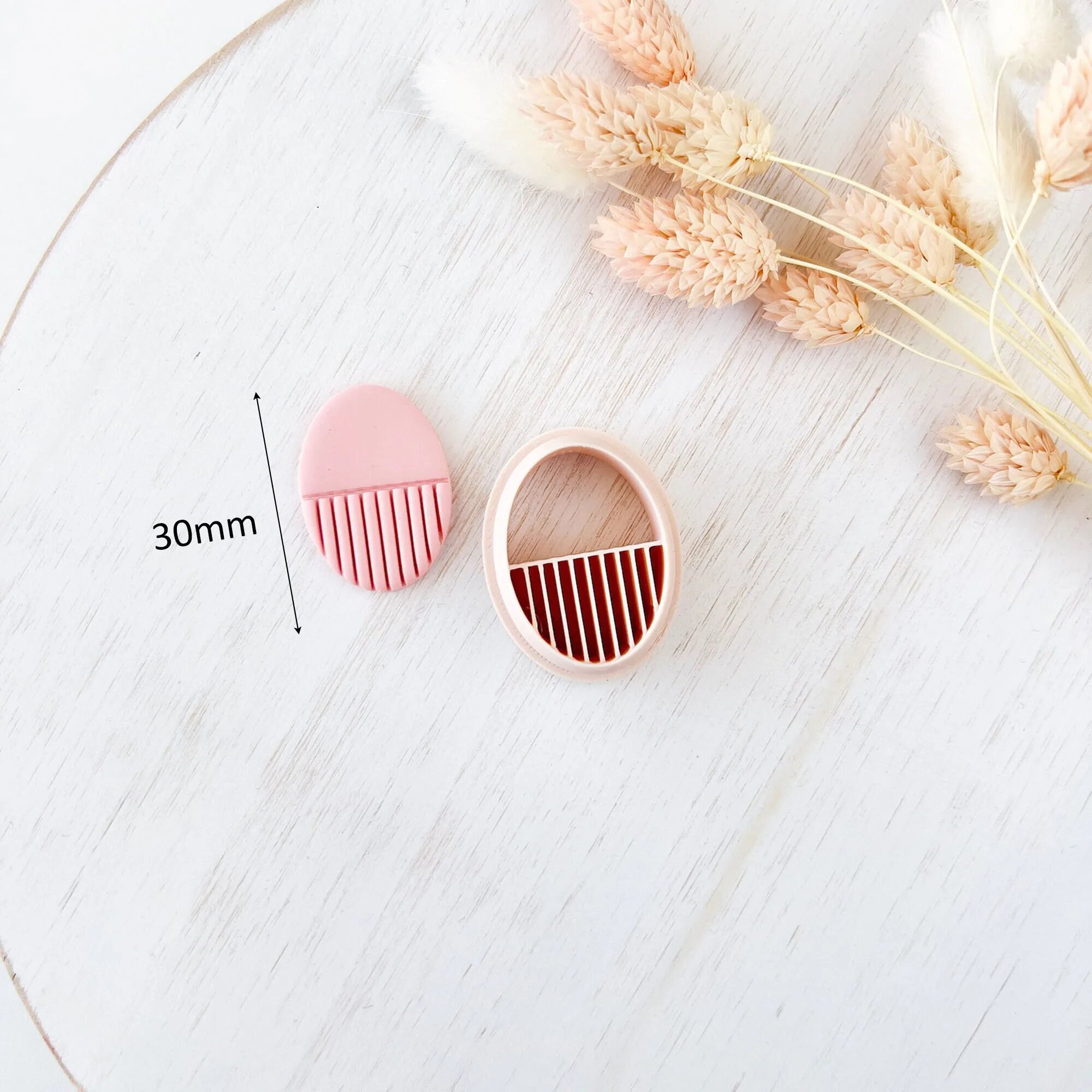 Резак для полимерной глины Basic Sense of Design Розовый, C048-3