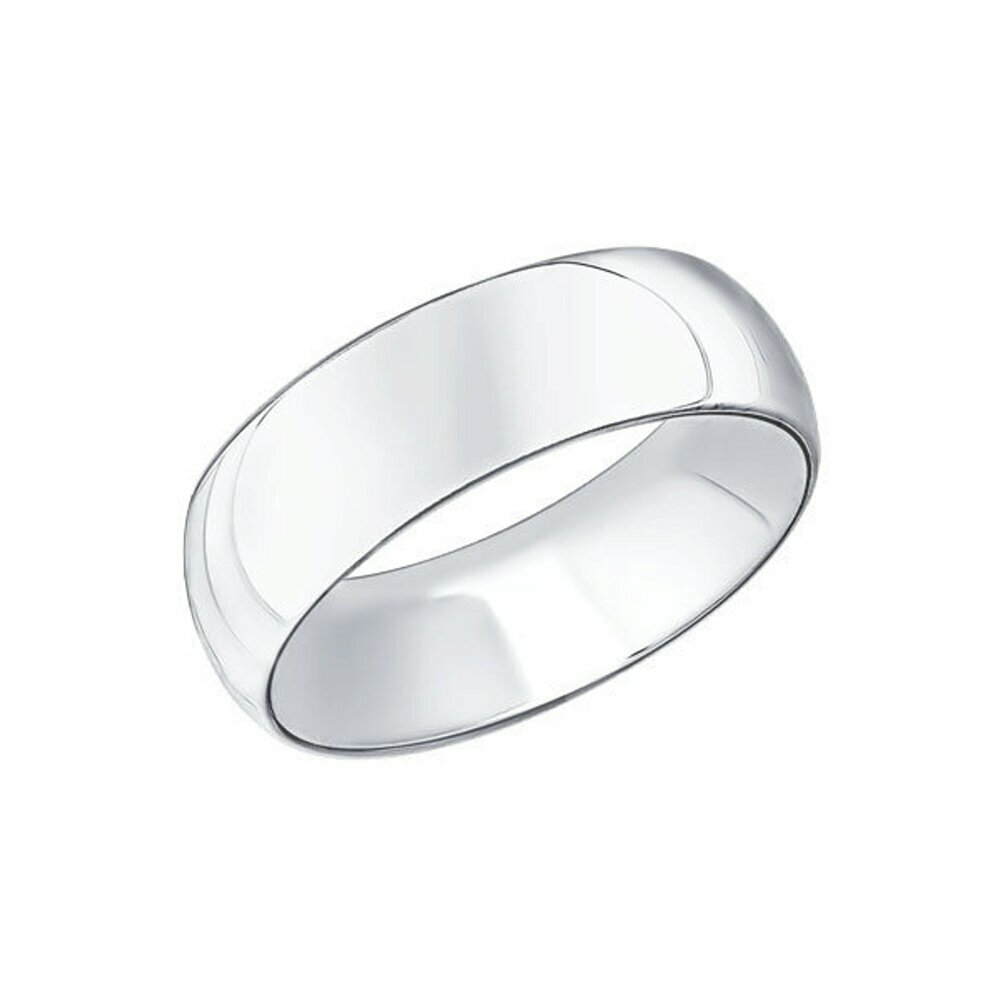 Кольцо обручальное, серебро, 925 проба