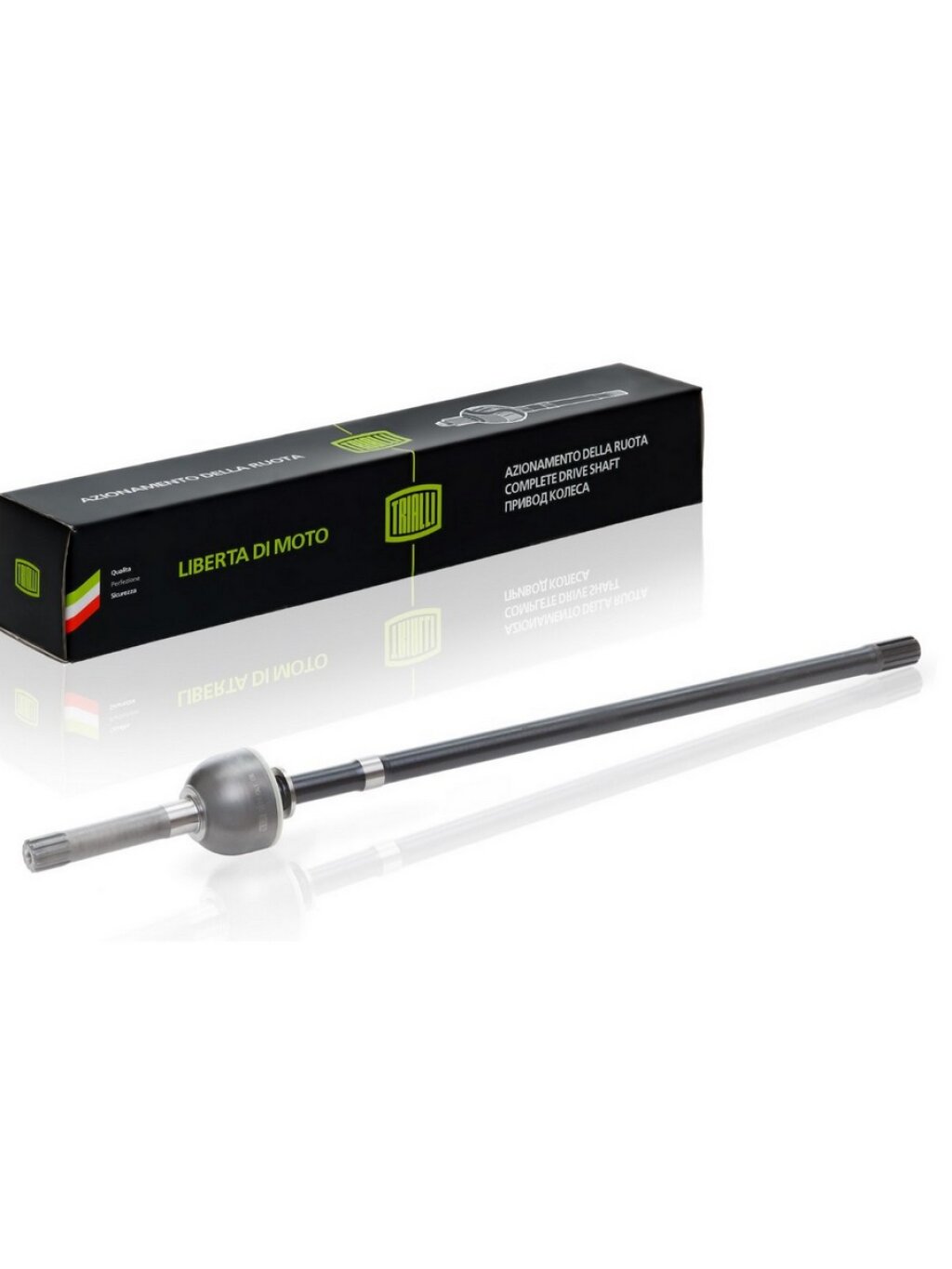 Привод (шрус) УАЗ мост Тимкен, колея 1445 мм, длинный левый "TRIALLI" L=1020 мм