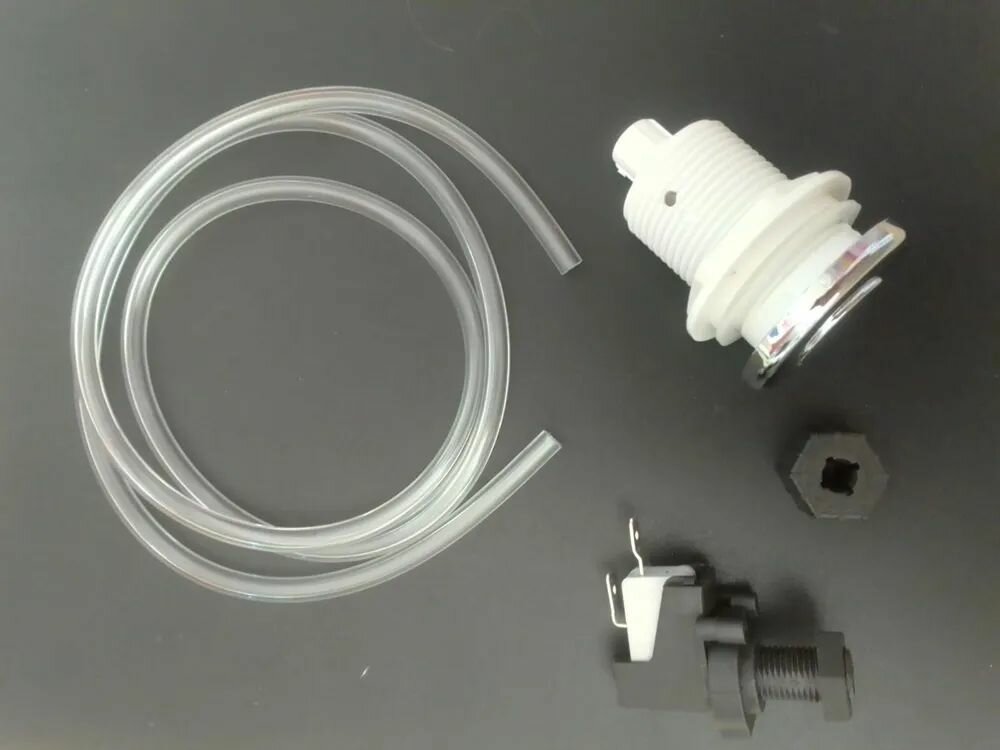 Пневматическая кнопка с пневмошлангом и микровыключателем (полный комплект для