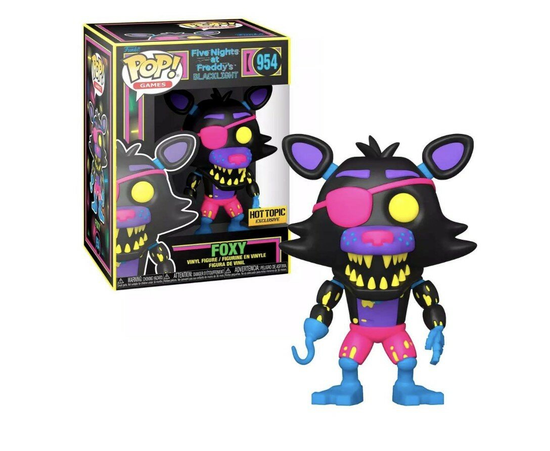 Коллекционная фигурка FUNKO POP Games 954 Пять ночей у Фредди Неоновый Аниматроник Фокси Five Nights at Foxy 954