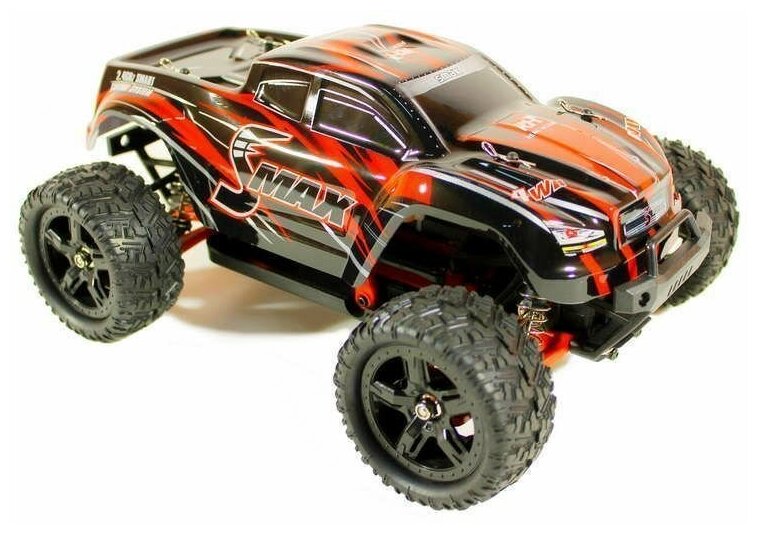 Радиоуправляемый монстр Remo Hobby SMAX UPGRADE (Красный) 4WD 2.4G 1/16 RTR RH1631UPG