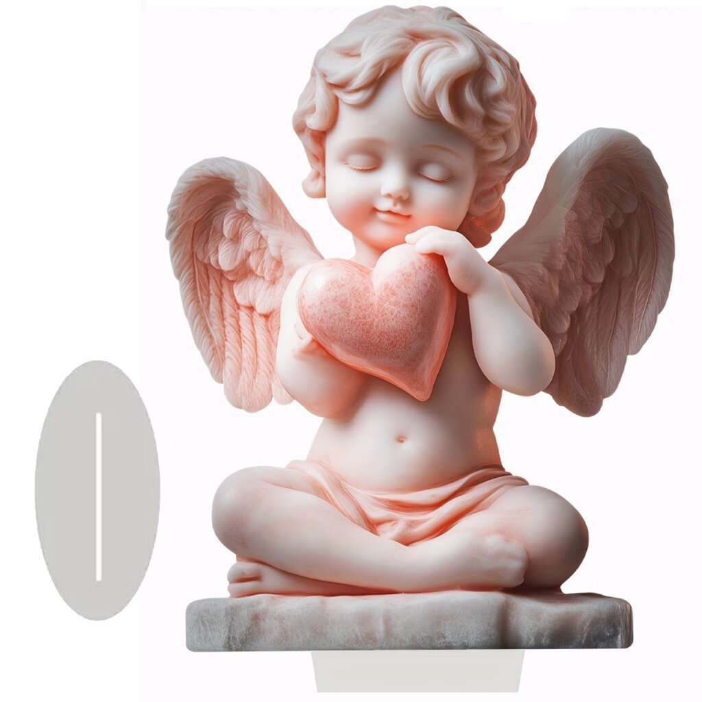 Акриловые статуэтки кроликов и ангелов, декоративные фигурки животных для стола