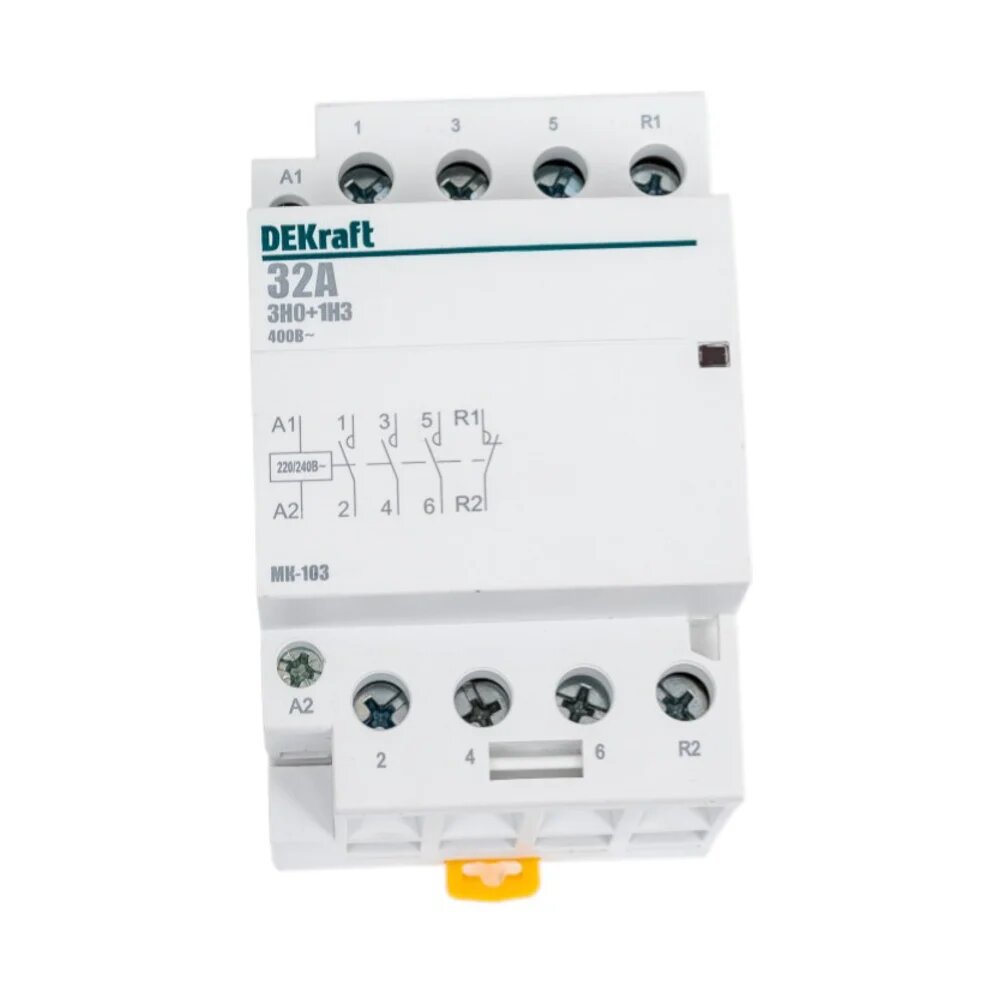 Модульный контактор Dekraft МК103-032A-230B-31