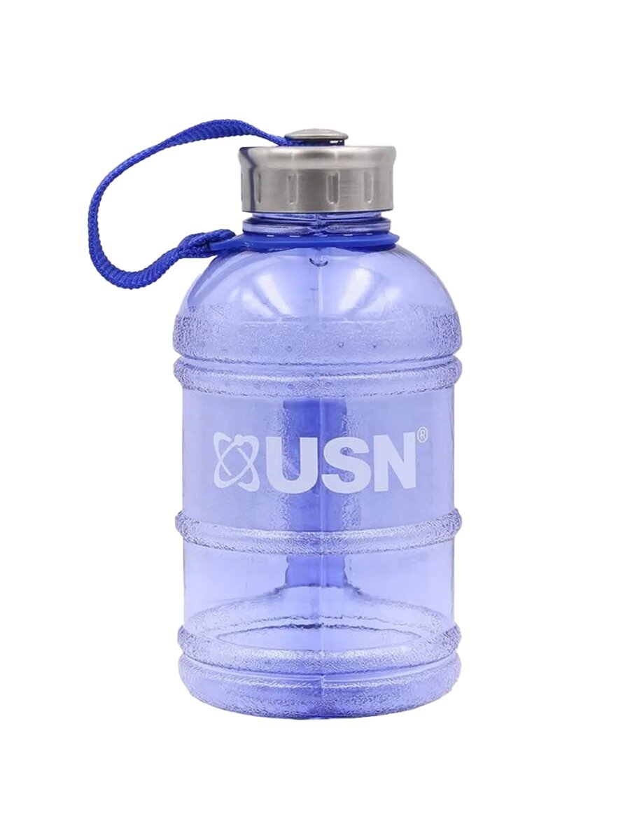 USN Бутылка для воды спортивная Water Jug 1000 мл Синяя