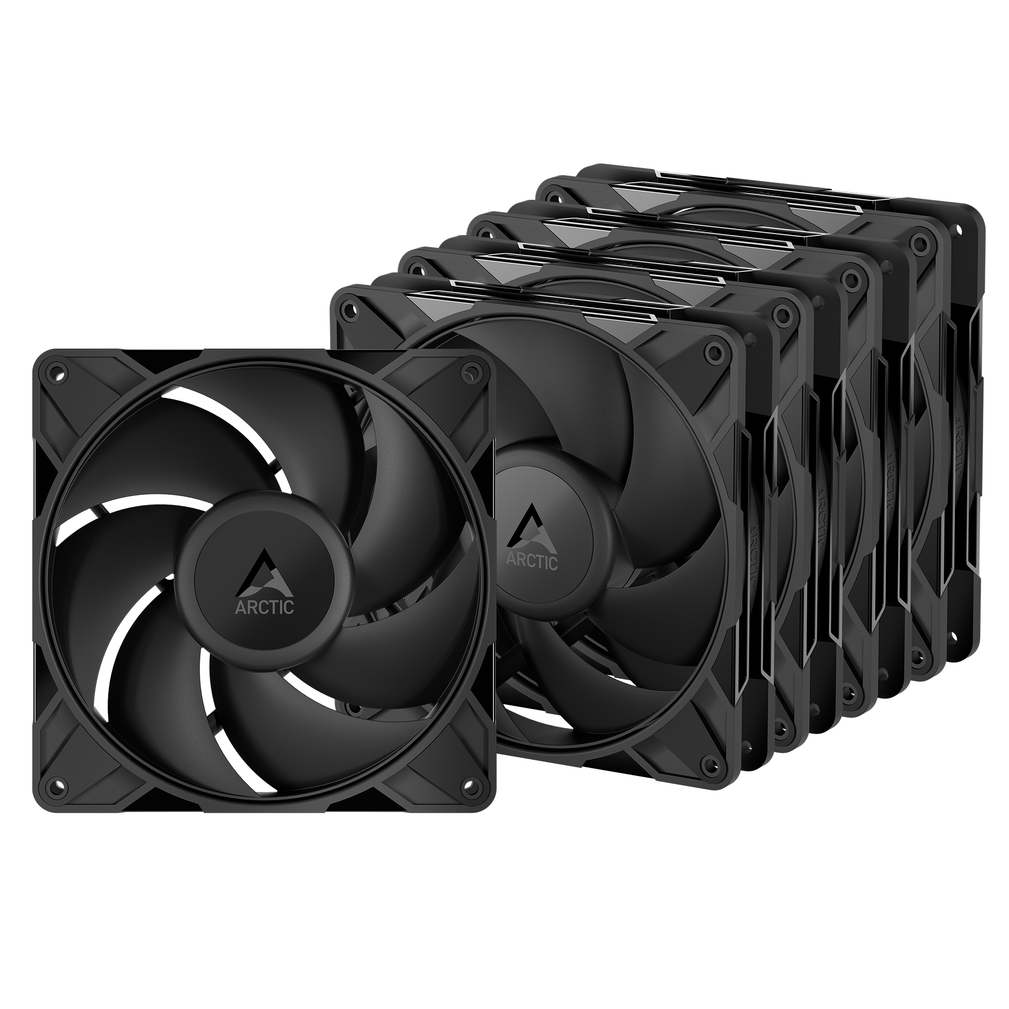 Комплект из 5-и вентиляторов для корпуса ПК ARCTIC P14 Pro PST Black [ACFAN00319A]