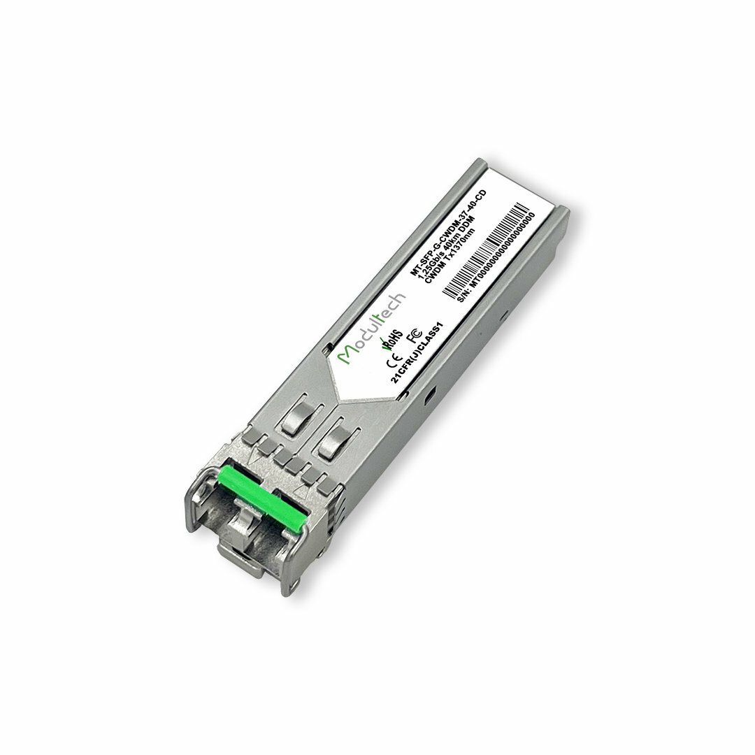 Модуль SFP CWDM 1,25 Гбит/с, 40 км, 1370 нм, SMF, LC